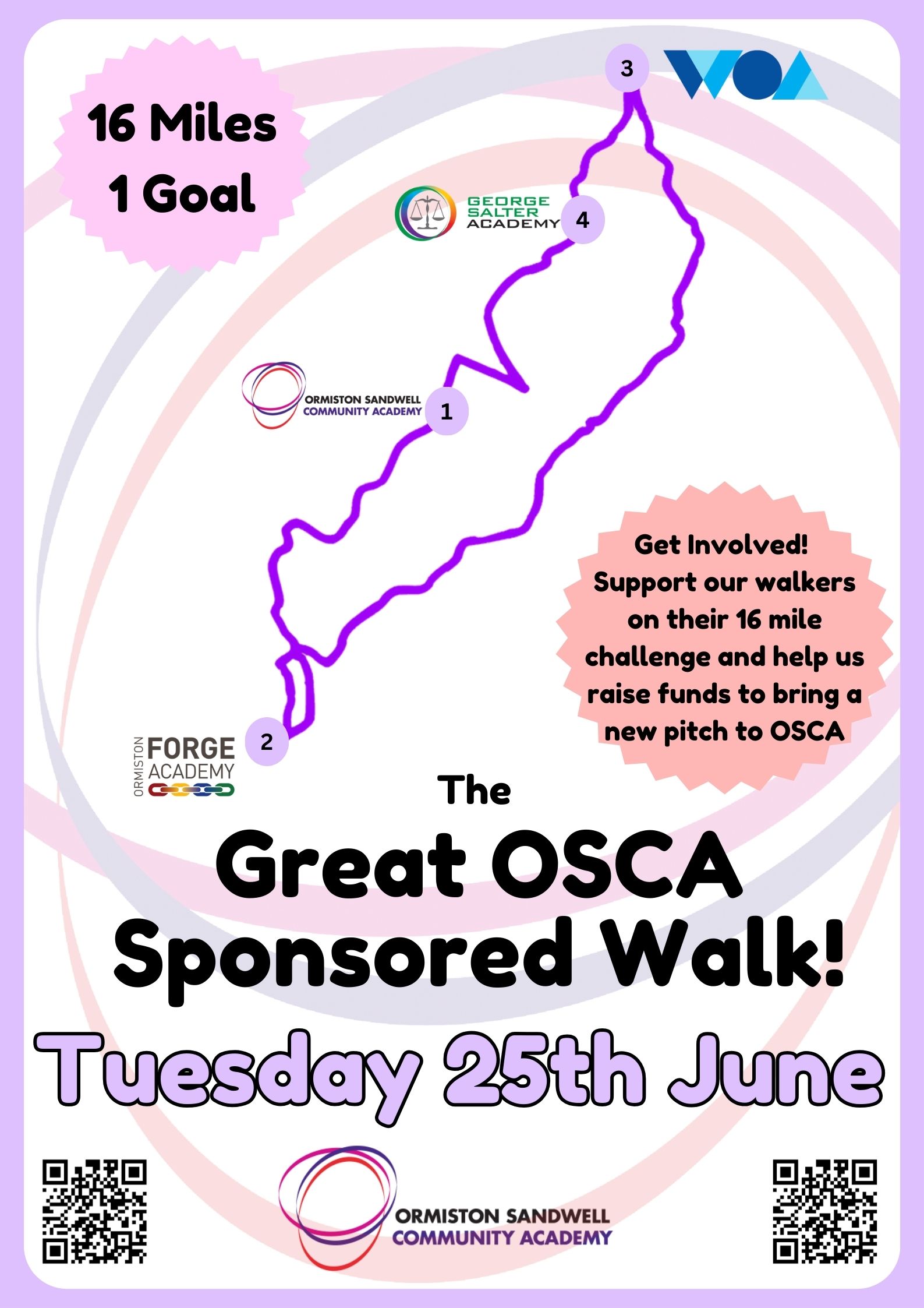 Ormiston Sandwell Community Academy - The Great OSCA Sponsored Walk!